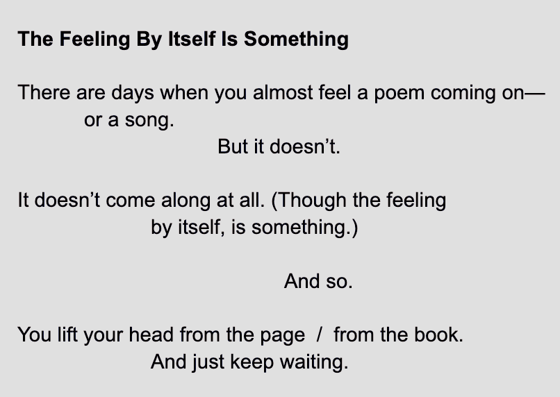 The Big Return – Writing from Here